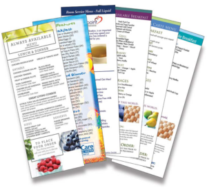 Menu Insert - FSR Food Service